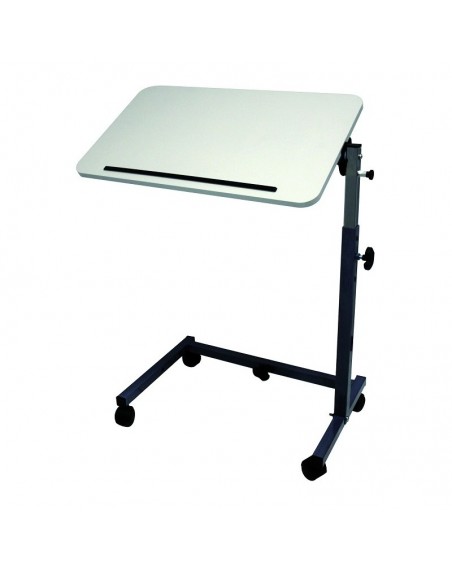 Grand plateau inclinable. Piétement en "U" réglable en largeur.